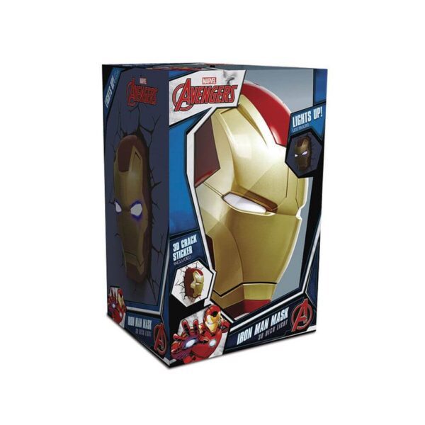 3D FX Marvel Iron Man Face LED Deco Wall Light - Gifts For Him | Gifts ...