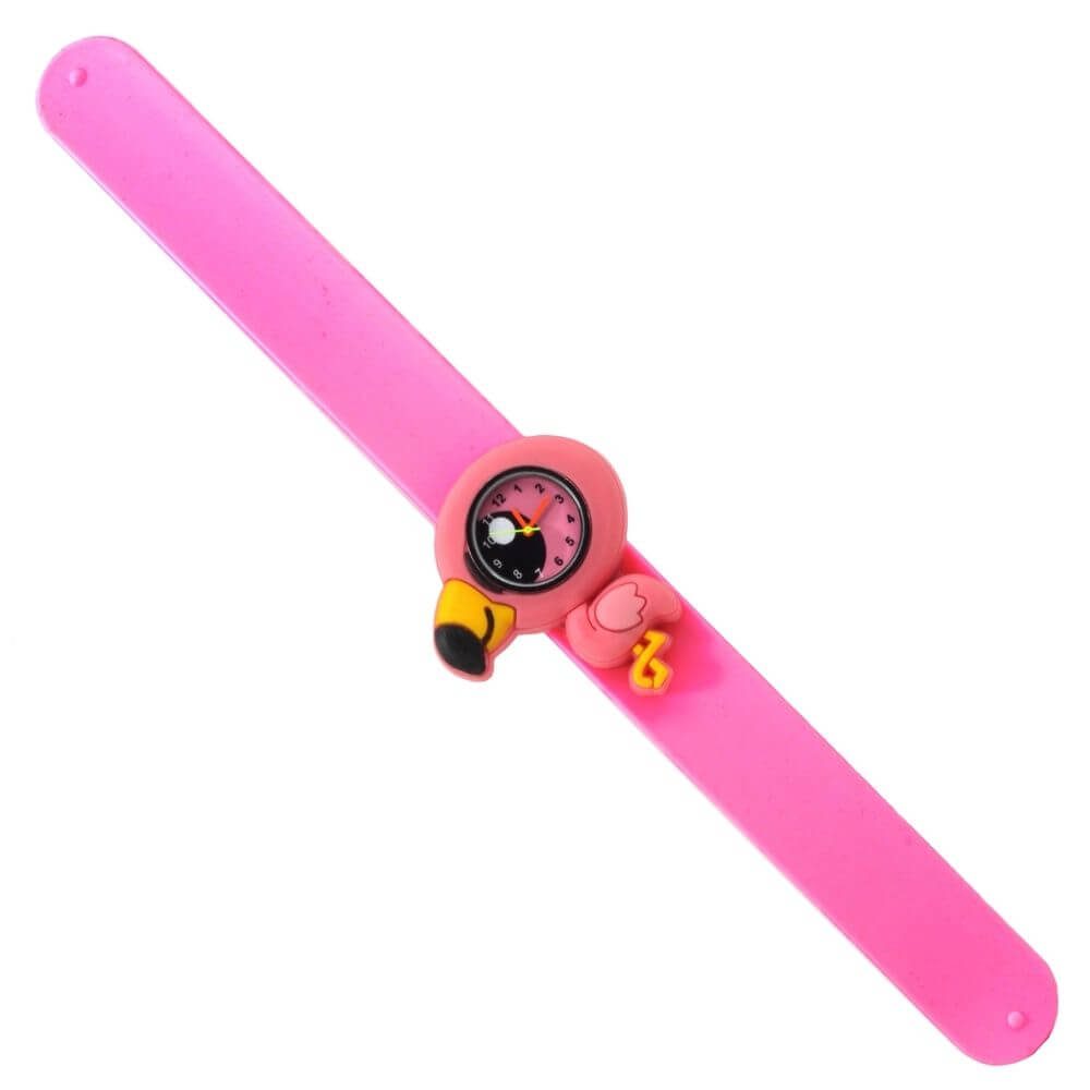 Flamingo Snap Watch | Kids Snap Watch | Silicone Strap Watch