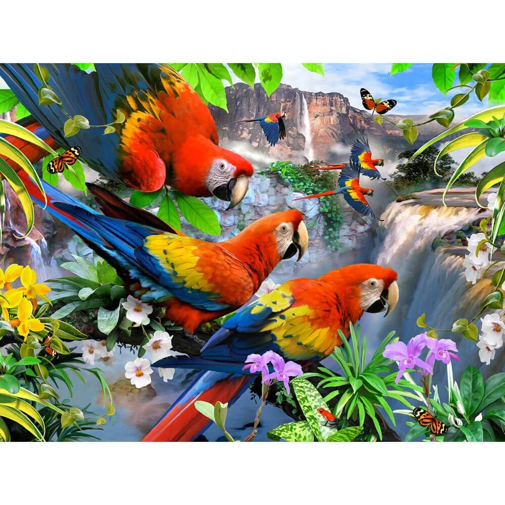 Flight of The Macaws 1000 Piece Jigsaw Puzzle - Gifts For Him | Gifts ...