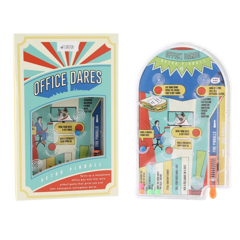 Office Dare Pinball Handheld Game - Gifts For Him | Gifts For Her