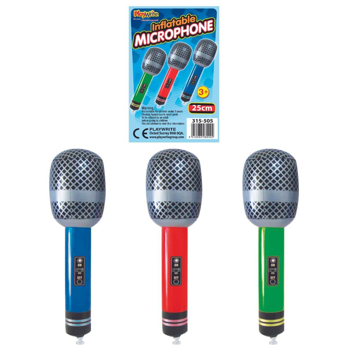 Inflatable Microphone 25cm - Gifts For Him | Gifts For Her