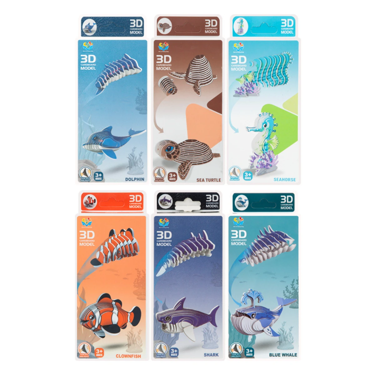 Build Your Own 3D Sea Life Model | Pop Out 3D Animal | 3D Model